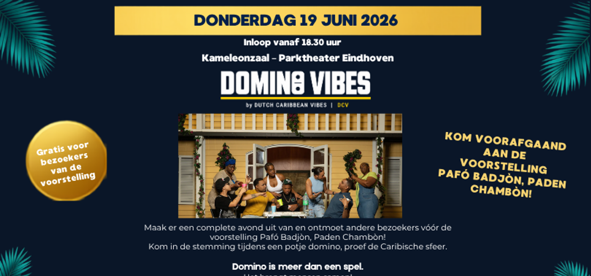 Domino Vibes — Dutch Caribbean Vibes | Parktheater Eindhoven
